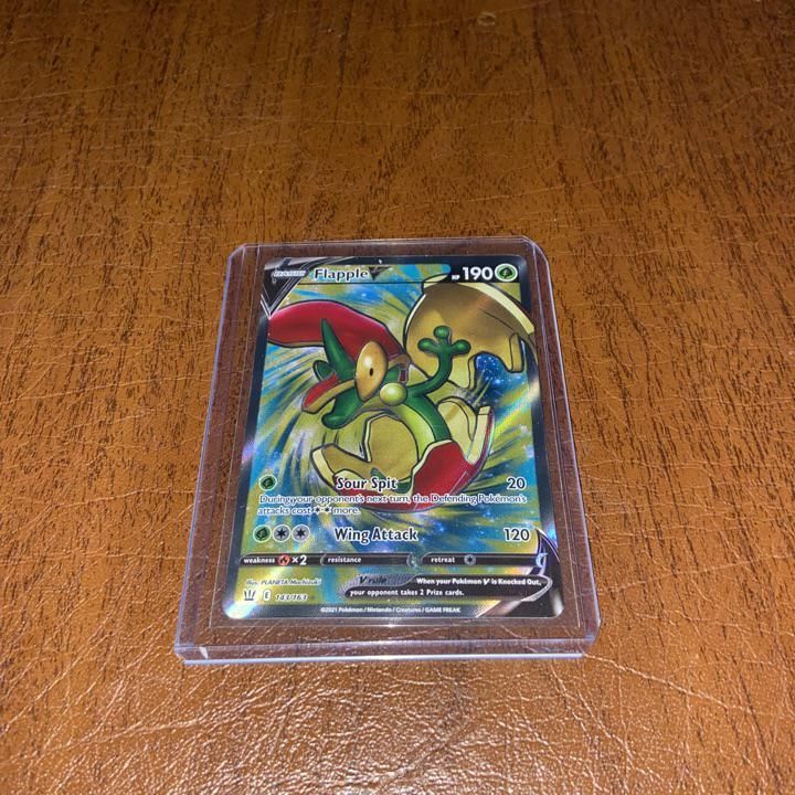 Verified Flapple V (Full Art) - Battle Styles Pokemon Cards | Whatnot