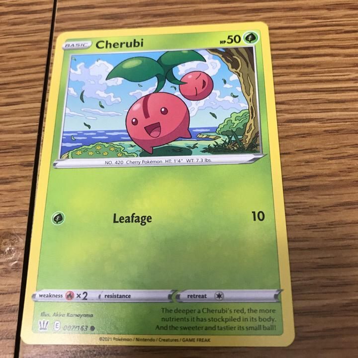 Verified Cherubi - Battle Styles Pokemon Cards | Whatnot