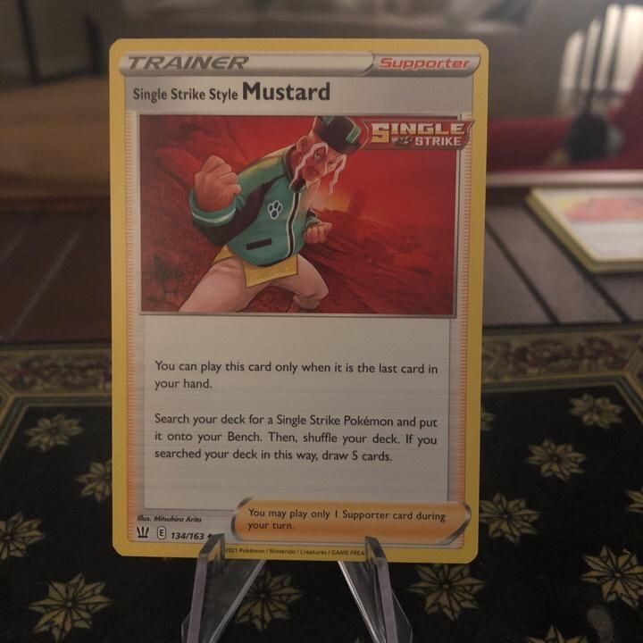 Verified Single Strike Style Mustard - Battle Styles Pokemon Cards ...