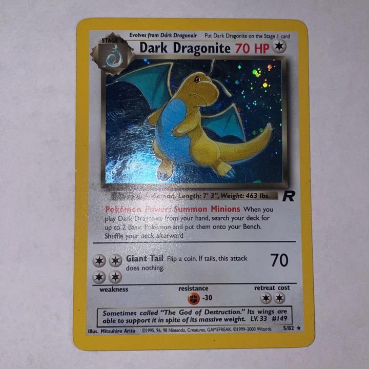 Verified Dark Dragonite (5) - Team Rocket Pokemon Cards | Whatnot