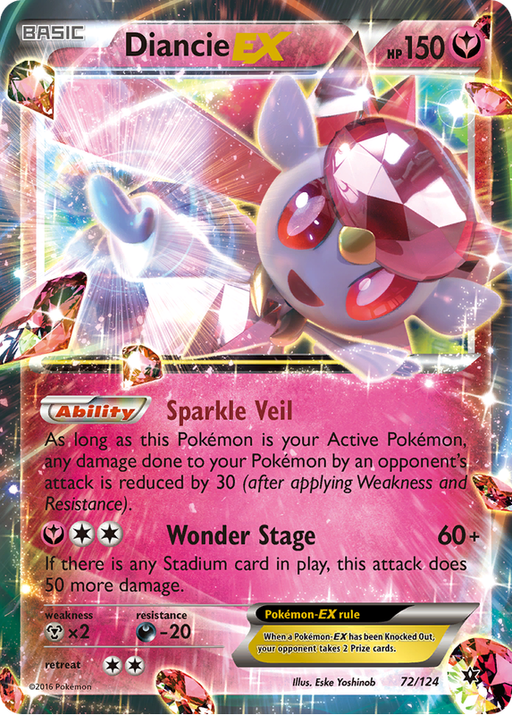 Verified Diancie Ex Fates Collide Pokemon Cards Whatnot