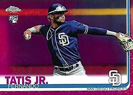 Verified Fernando Tatis Jr. - 2019 Topps Chrome Pink Refractors by ... Verified Fernando Tatis Jr. - 2019 Topps Chrome Pink Refractors by ...