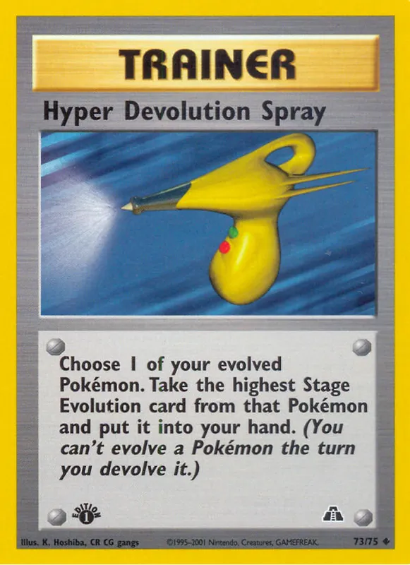 Verified Hyper Devolution Spray - Neo Discovery by Pokemon Cards | Whatnot