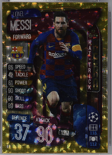 Verified Lionel Messi - 2020 Topps Match Attax UEFA Champions League ...