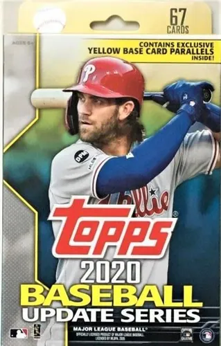 Verified 2020 Topps Baseball Update Series Hanger Box (Yellow Parallels ...
