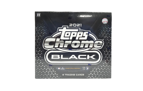 Verified 2021 Topps Chrome Black Baseball Hobby Box by Topps Cards ...