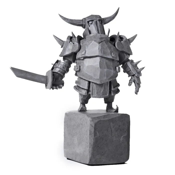Clash of Clans OFFICIAL Supercell 'Stone' P.E.K.K.A Statue · Whatnot ...