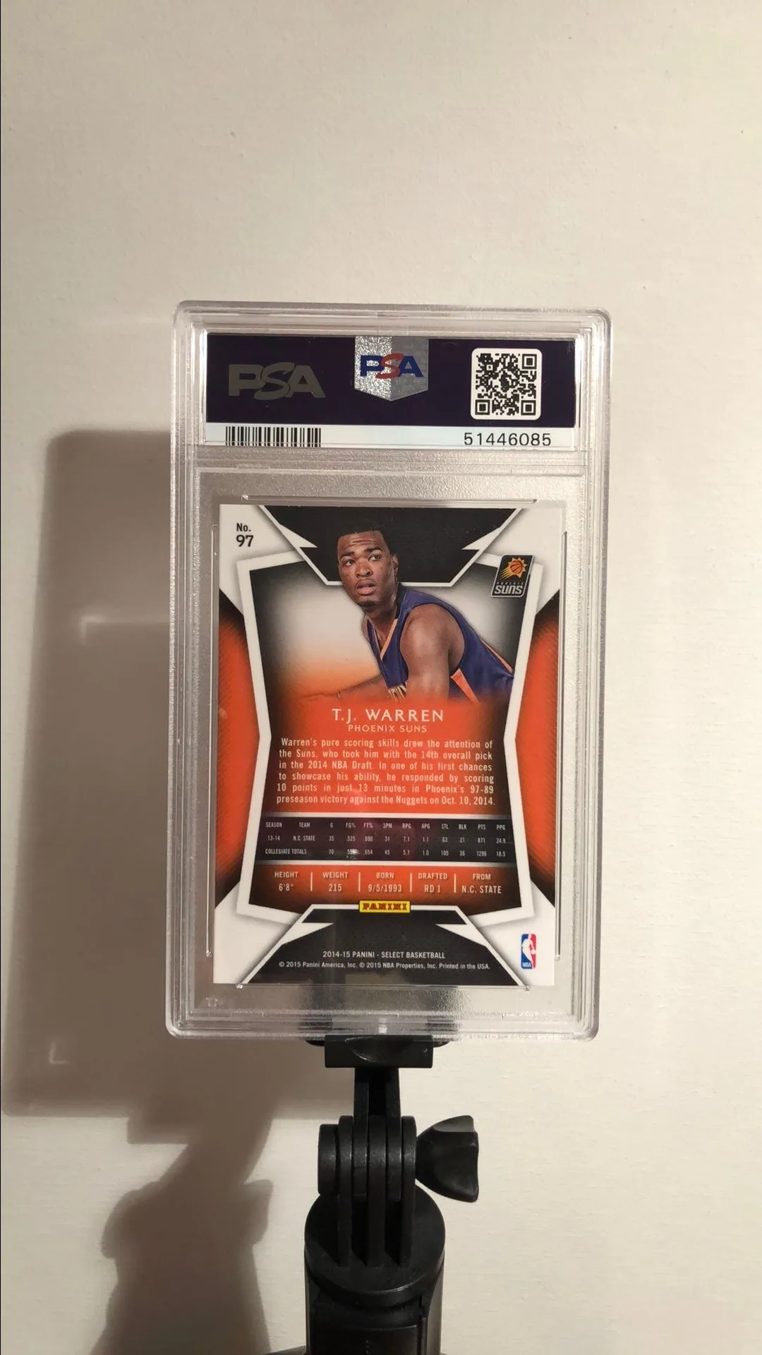 2014 NBA T.J. Warren Select Rookie Graded PSA 10 Suns · Whatnot: Buy ...