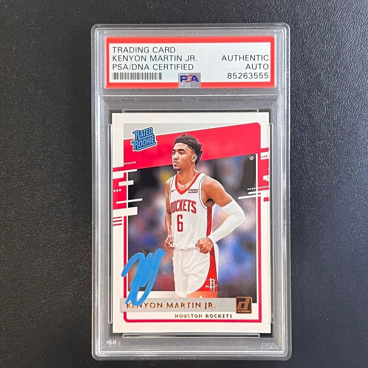 2020-21 Panini Donruss Rated Rookie #224 Kenyon Martin Jr. Signed Card ...