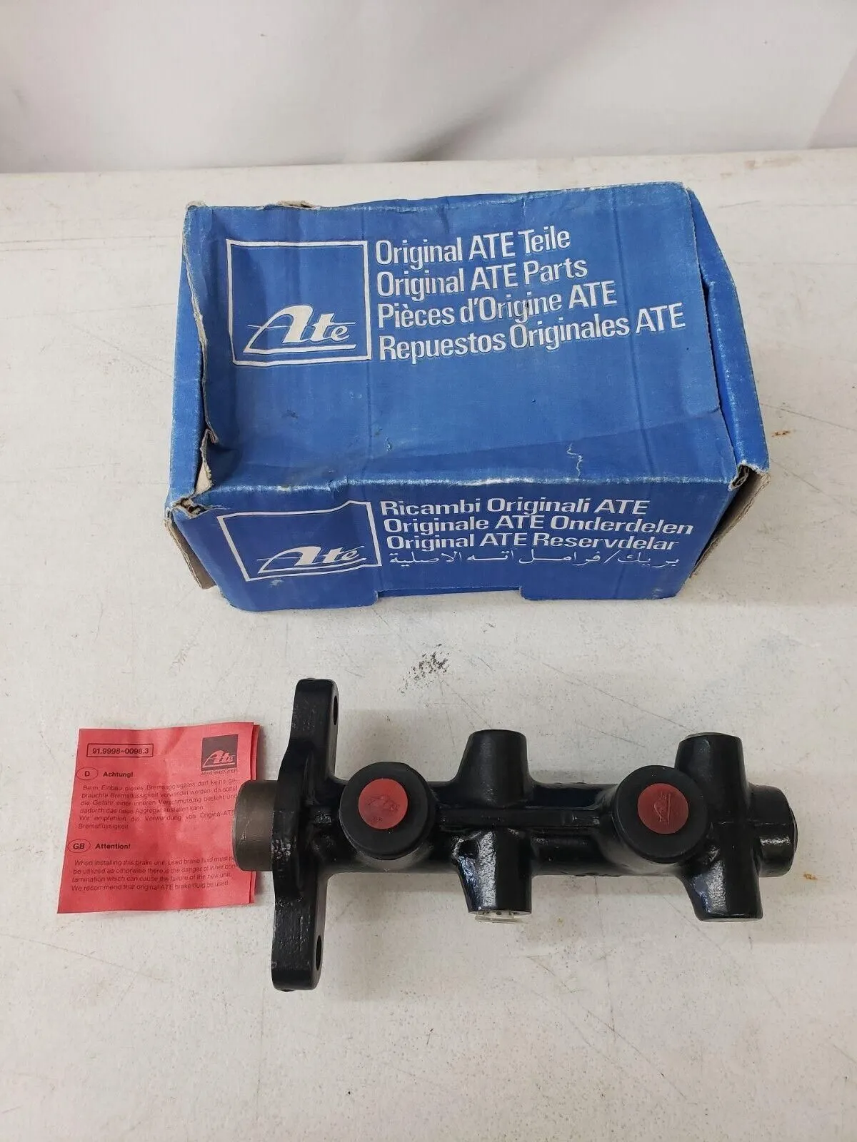 ATE Master Cylinder 03.2120-1831.3 (ITM 25-03308) fits VW Rabbit ...