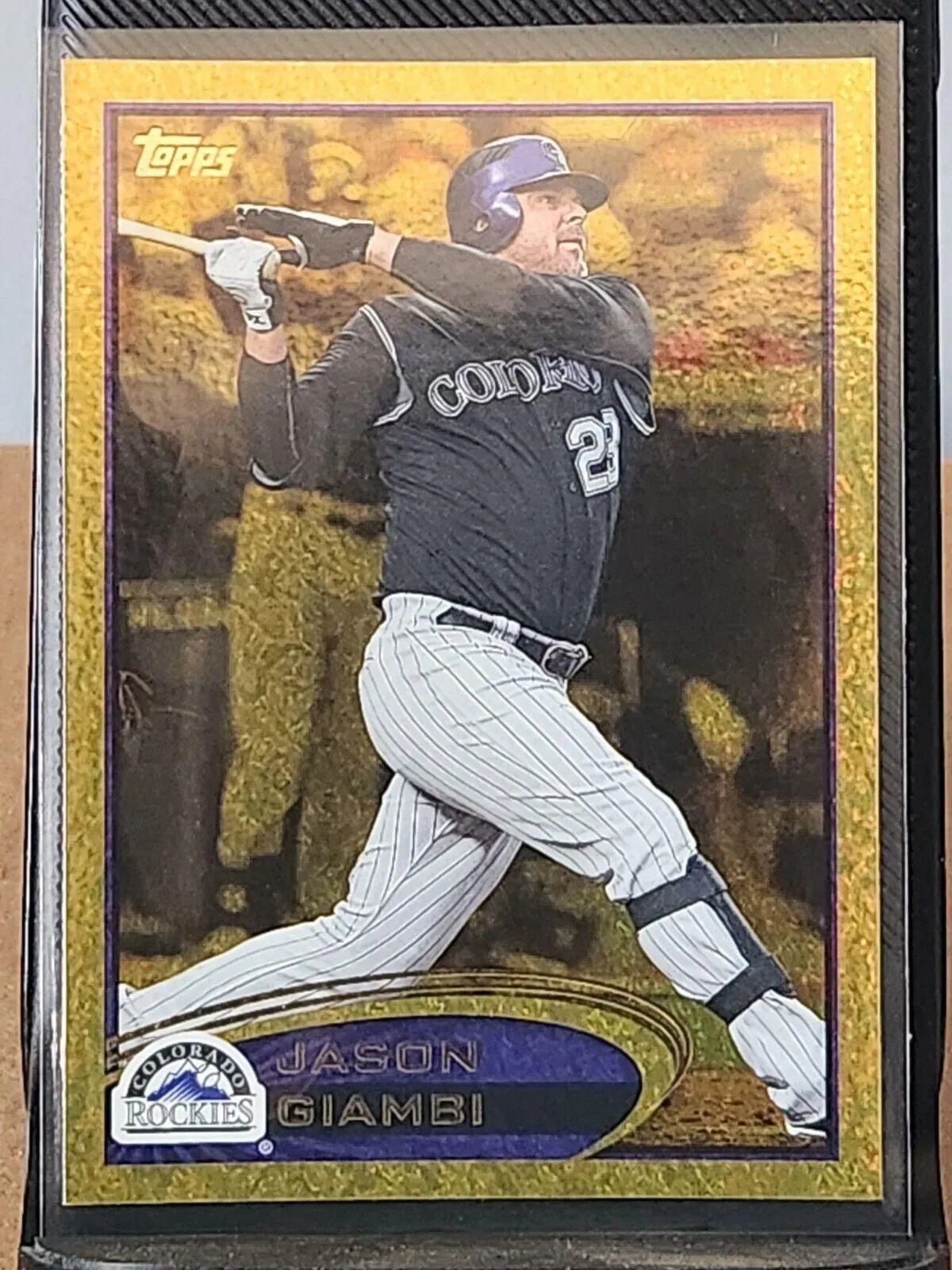 2012 Topps Baseball Jason Giambi Gold Sparkle #547 · Whatnot: Buy, Sell ...