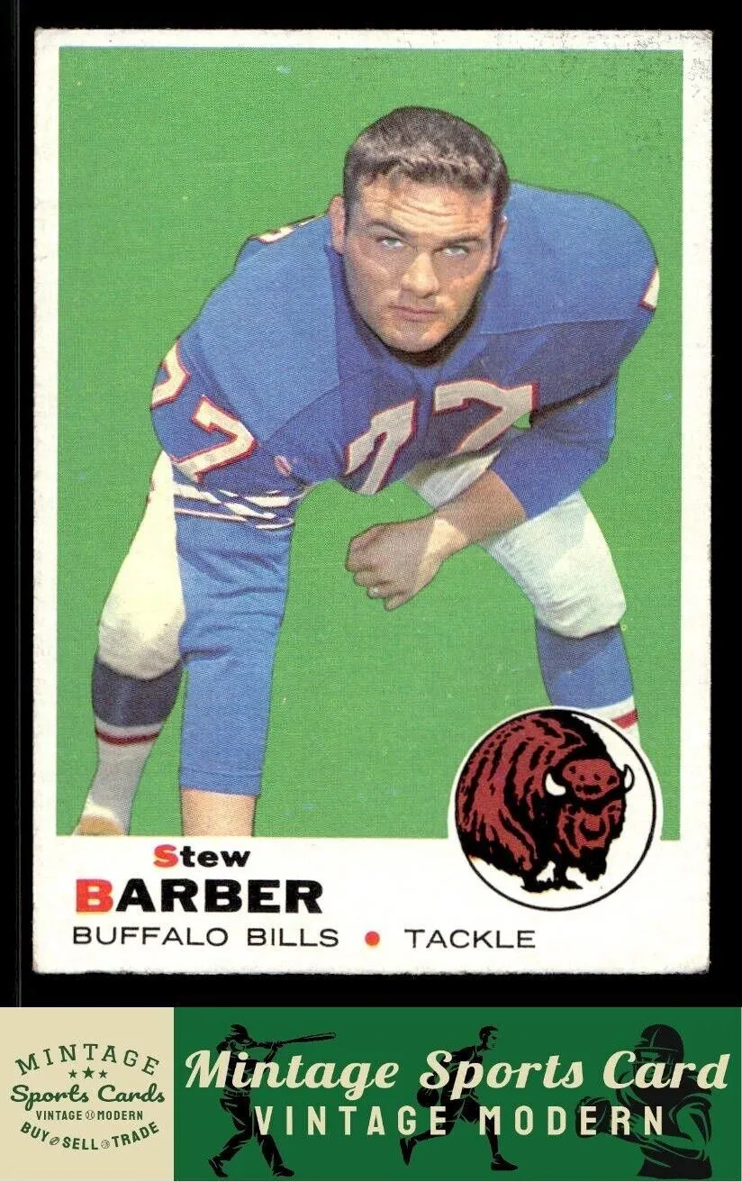 1969 Topps - Stew Barber - #242 Buffalo Bills GD/GD+ · Whatnot: Buy ...