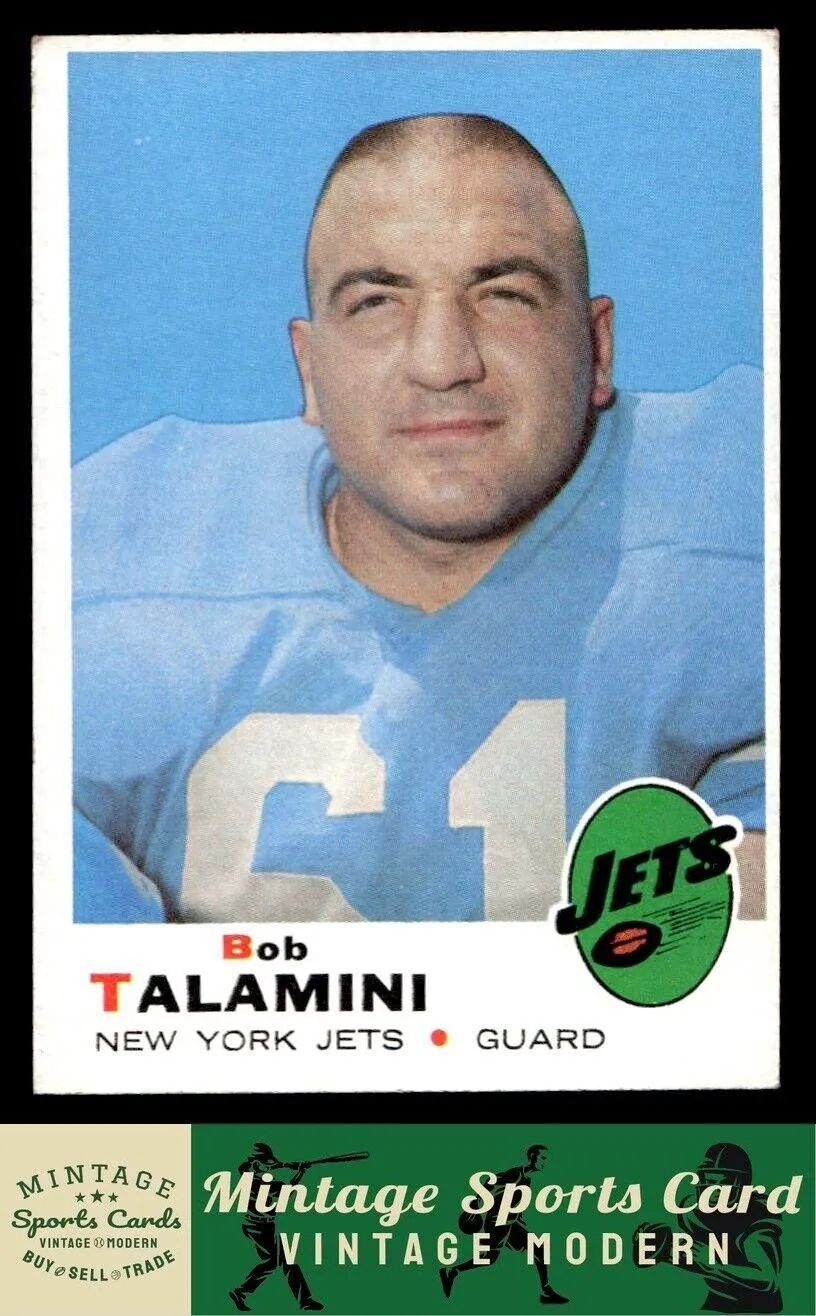 1969 Topps - Bob Talamini - #162 New York Jets · Whatnot: Buy, Sell ...