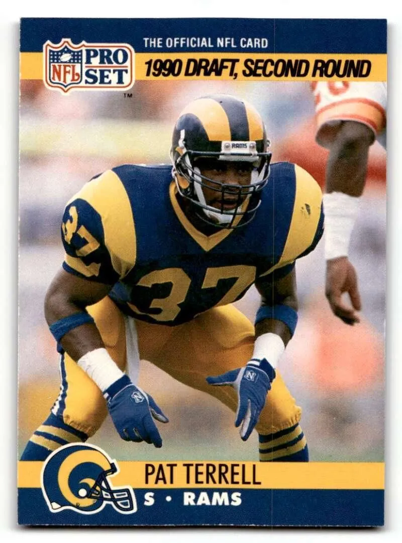 1990 Pro Set #718b Pat Terrell Los Angeles Rams Football Cards EX/NM ID:60141 - No - EX/NM ...