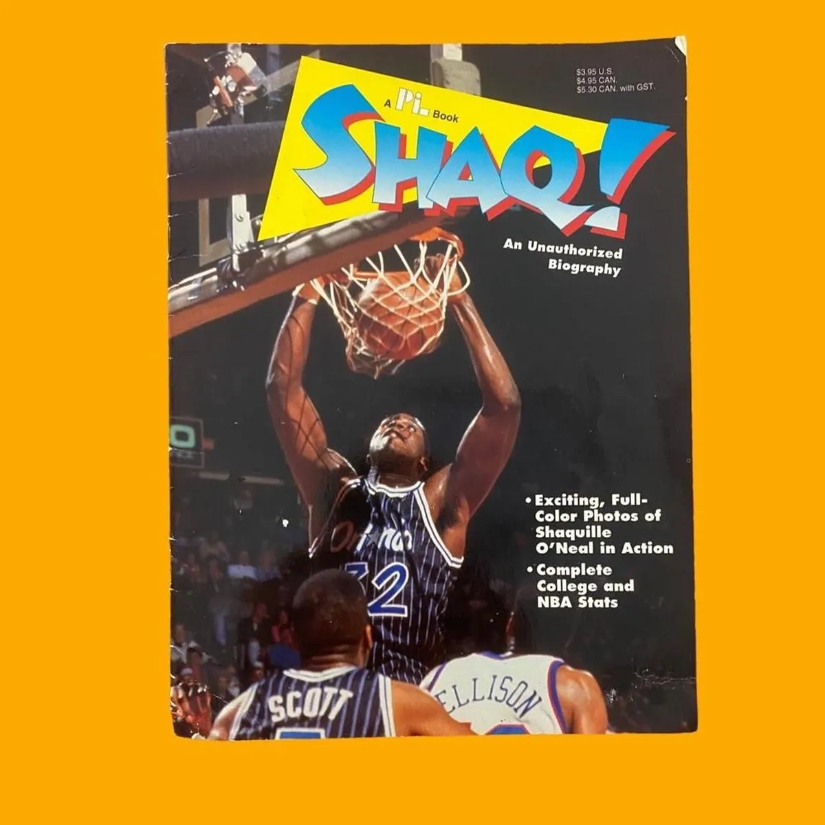 Shaquille O’Neal Vintage 90’s Kids Scholastic Biography Picture Book ...