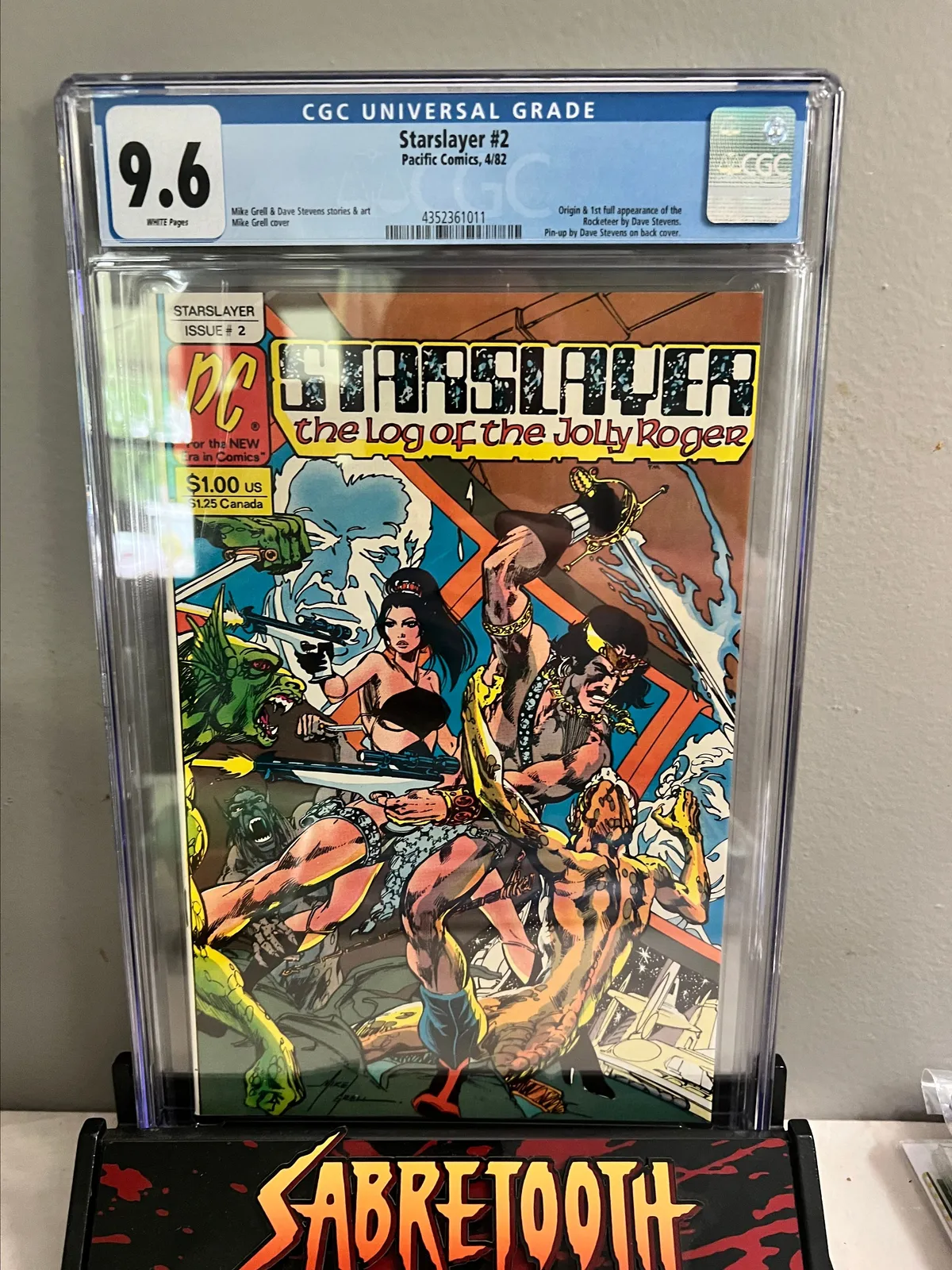 Starslayer #2. 1st Appearance of The Rocketeer. Dave Stevens Mike Grell ...