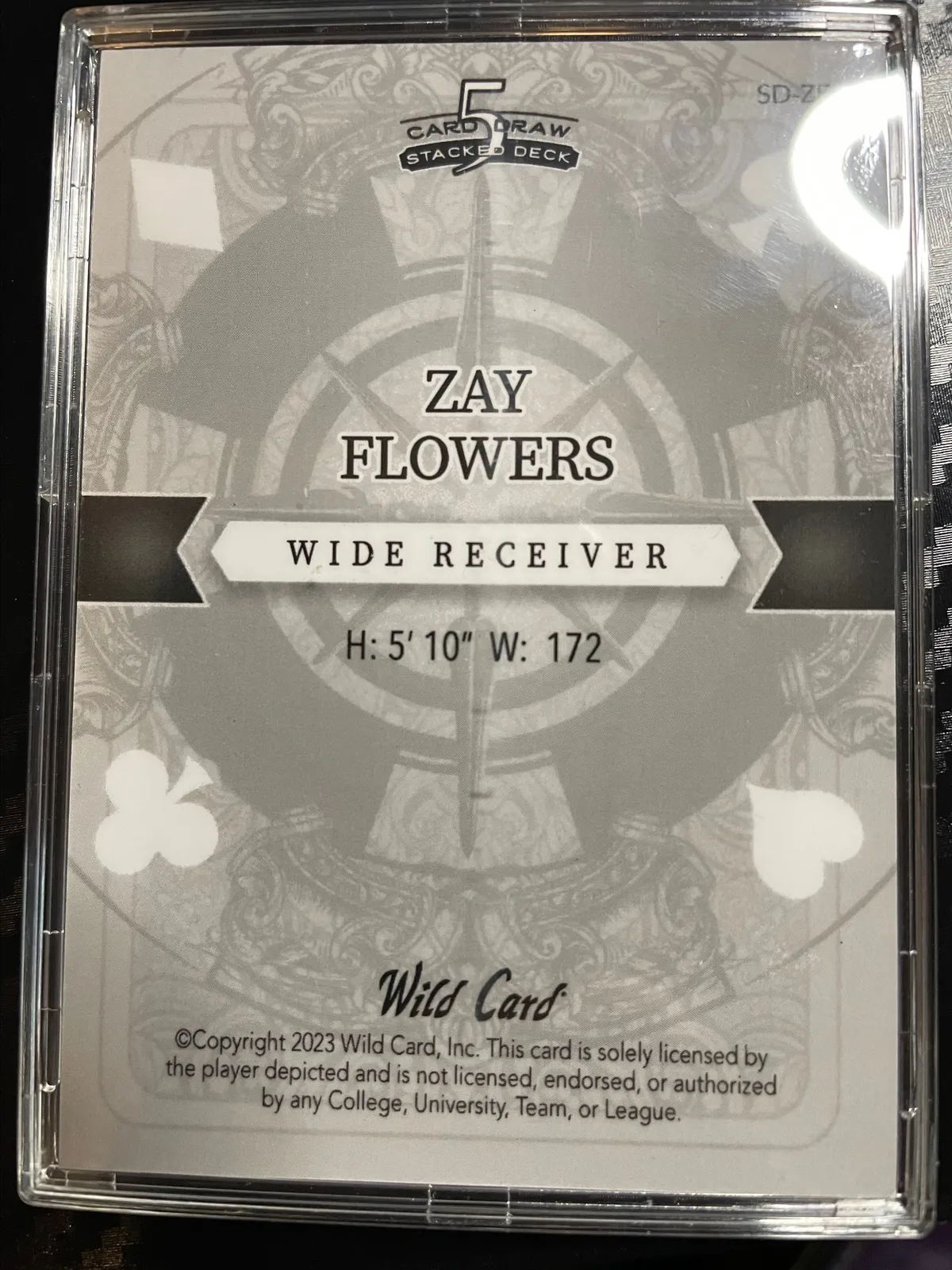 Zay flowers 1/1 wild card draw rookie · Whatnot: Buy, Sell & Go Live