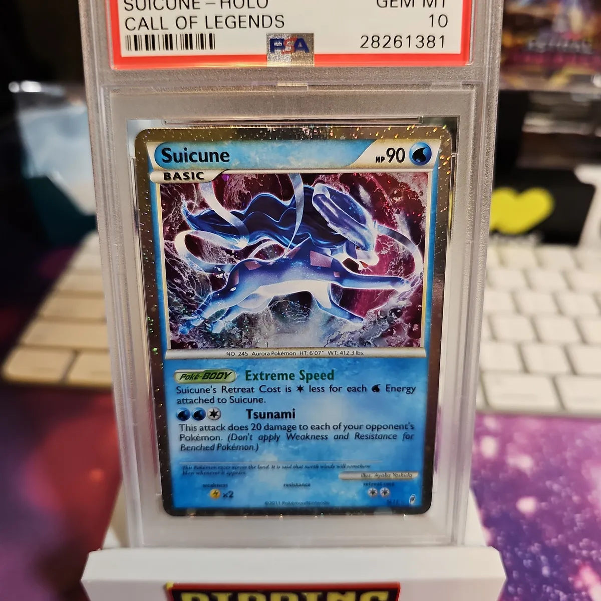 2011 Pokemon Call Of Legends Suicune-Holo Call Of Legends PSA GEM MT 10 ...