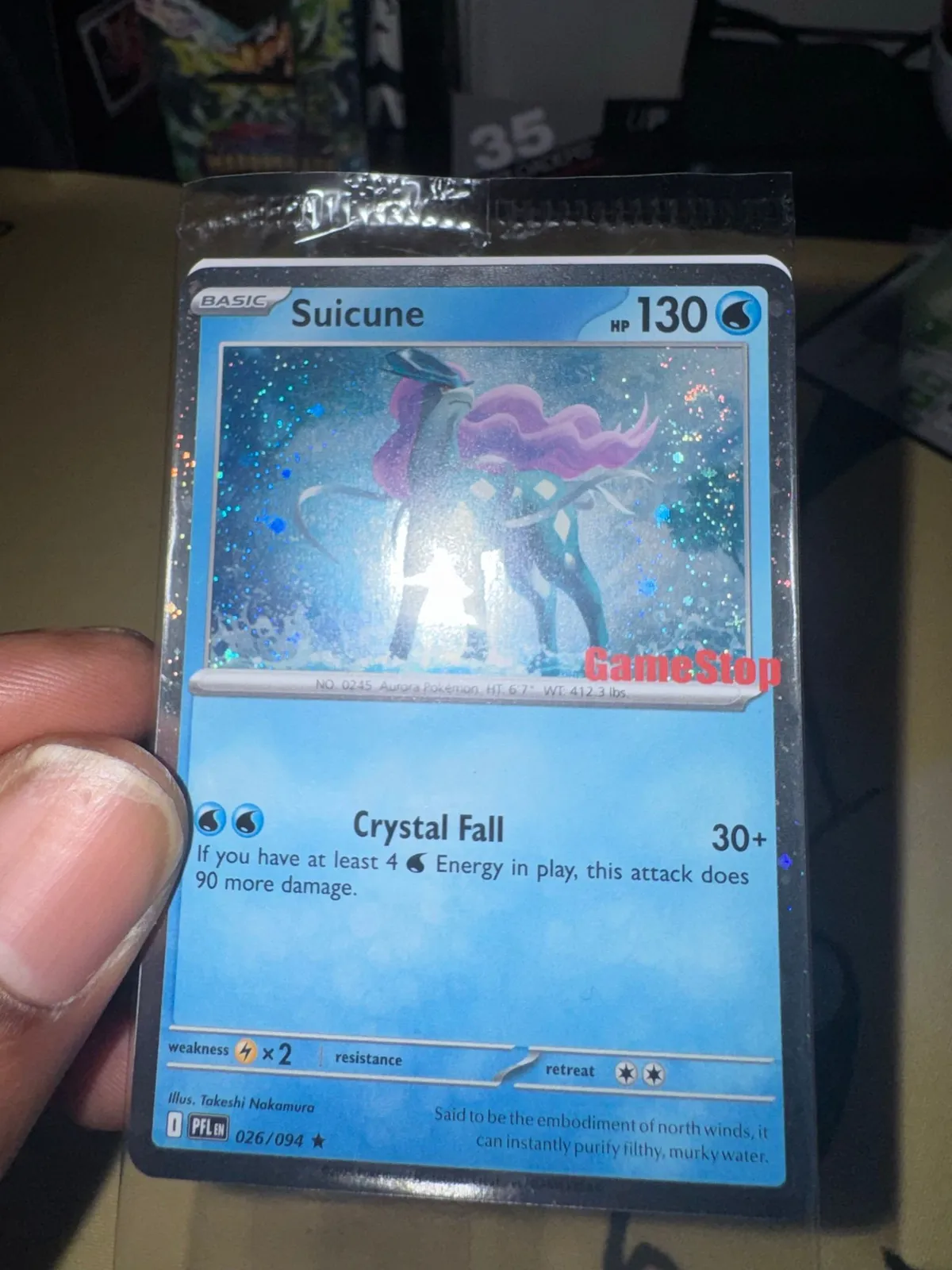 Suicune stamped GameStop Phantasmal Flames Promo · Whatnot: Shop, Sell ...
