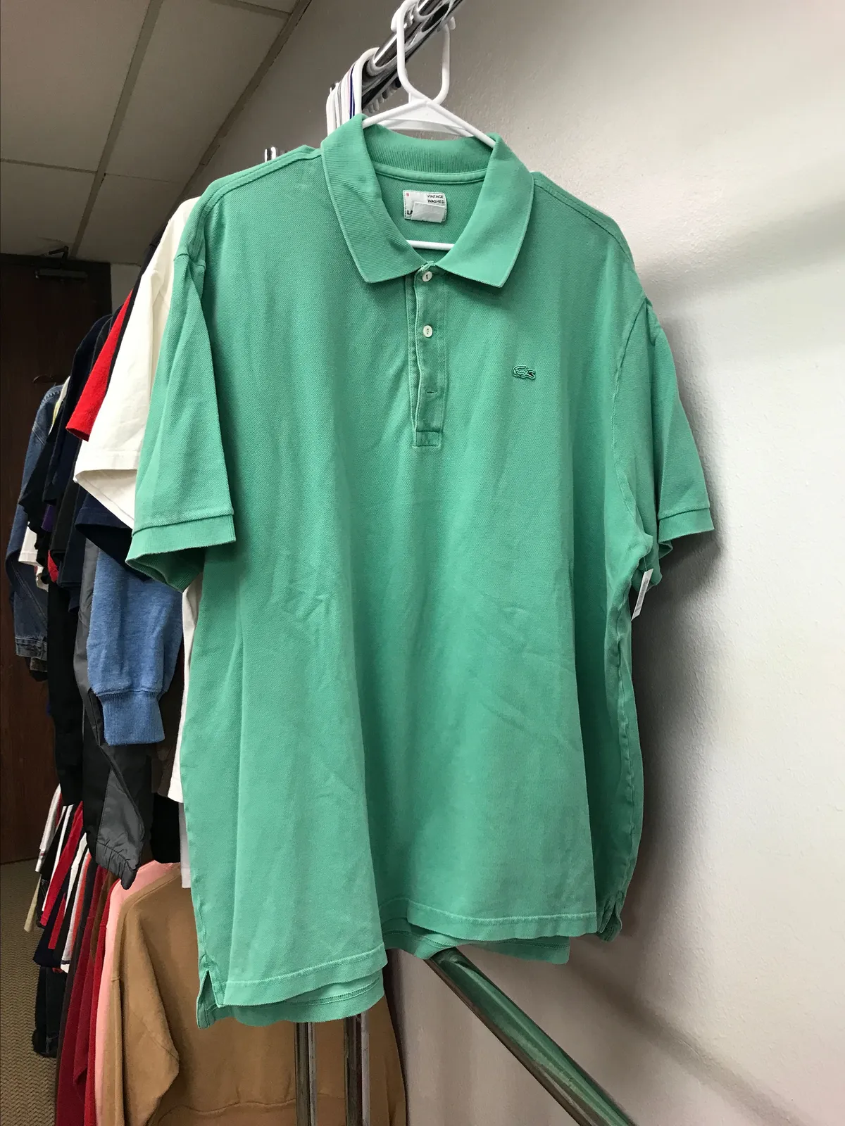 Lacoste vintage washed polo store