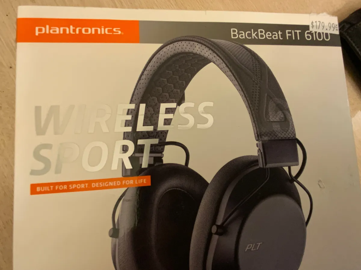 Plantronics BackBeat Fit 6100 Wireless Bluetooth Headphones · Whatnot ...