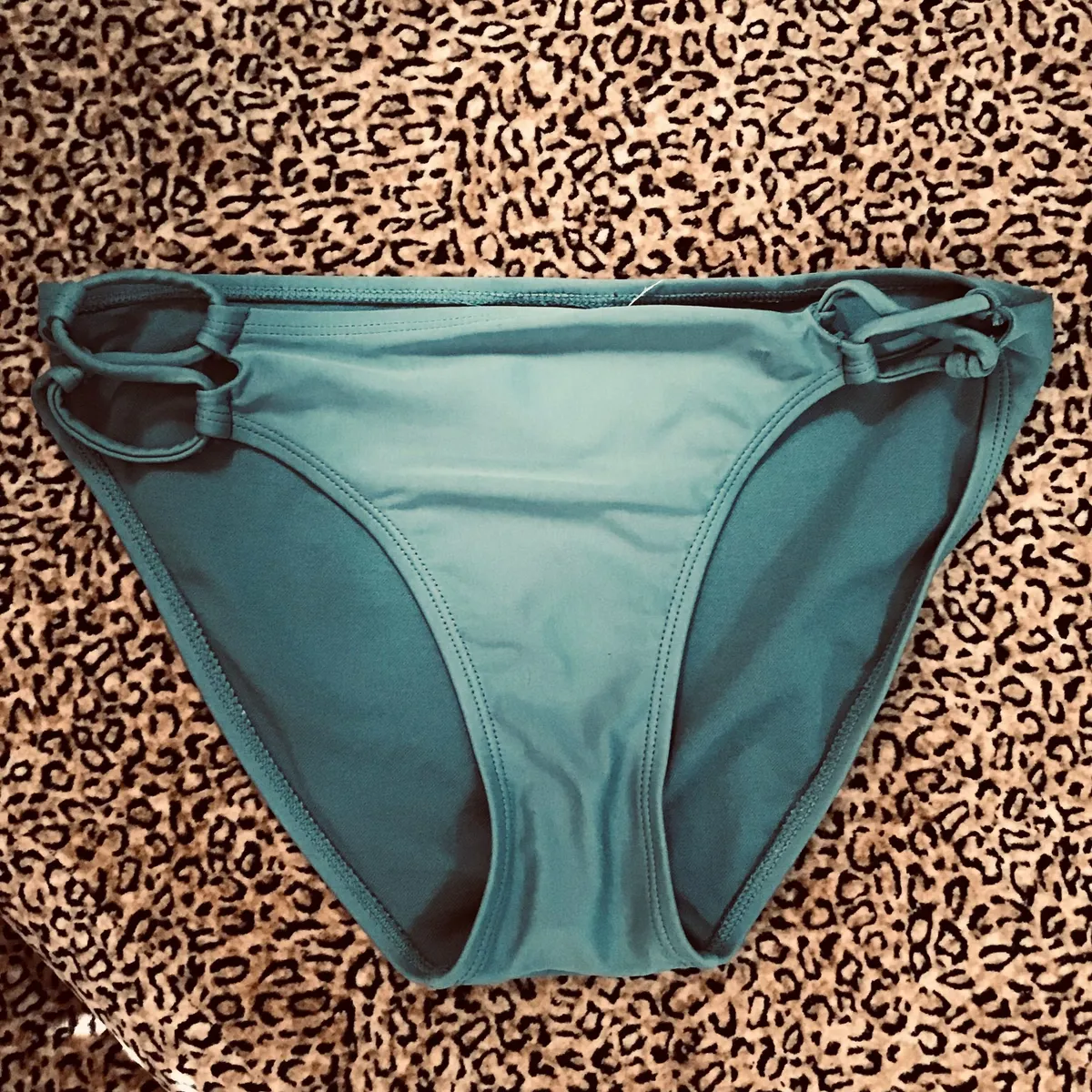 30. TURQUOISE Bikini Bottoms~Separates Swimwear~MOSSIMO~Size Medium ...
