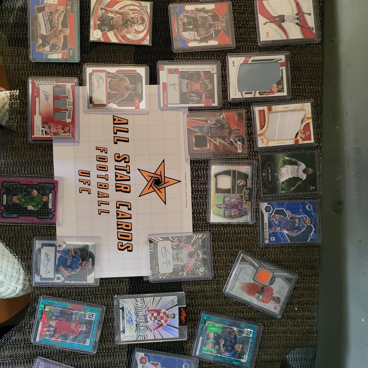 card on screen · Whatnot: Buy, Sell & Go Live