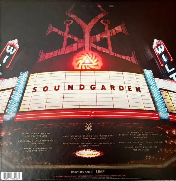 Soundgarden - Live From The Artist Den - Box Set - 2019 Pressing - 180g ...