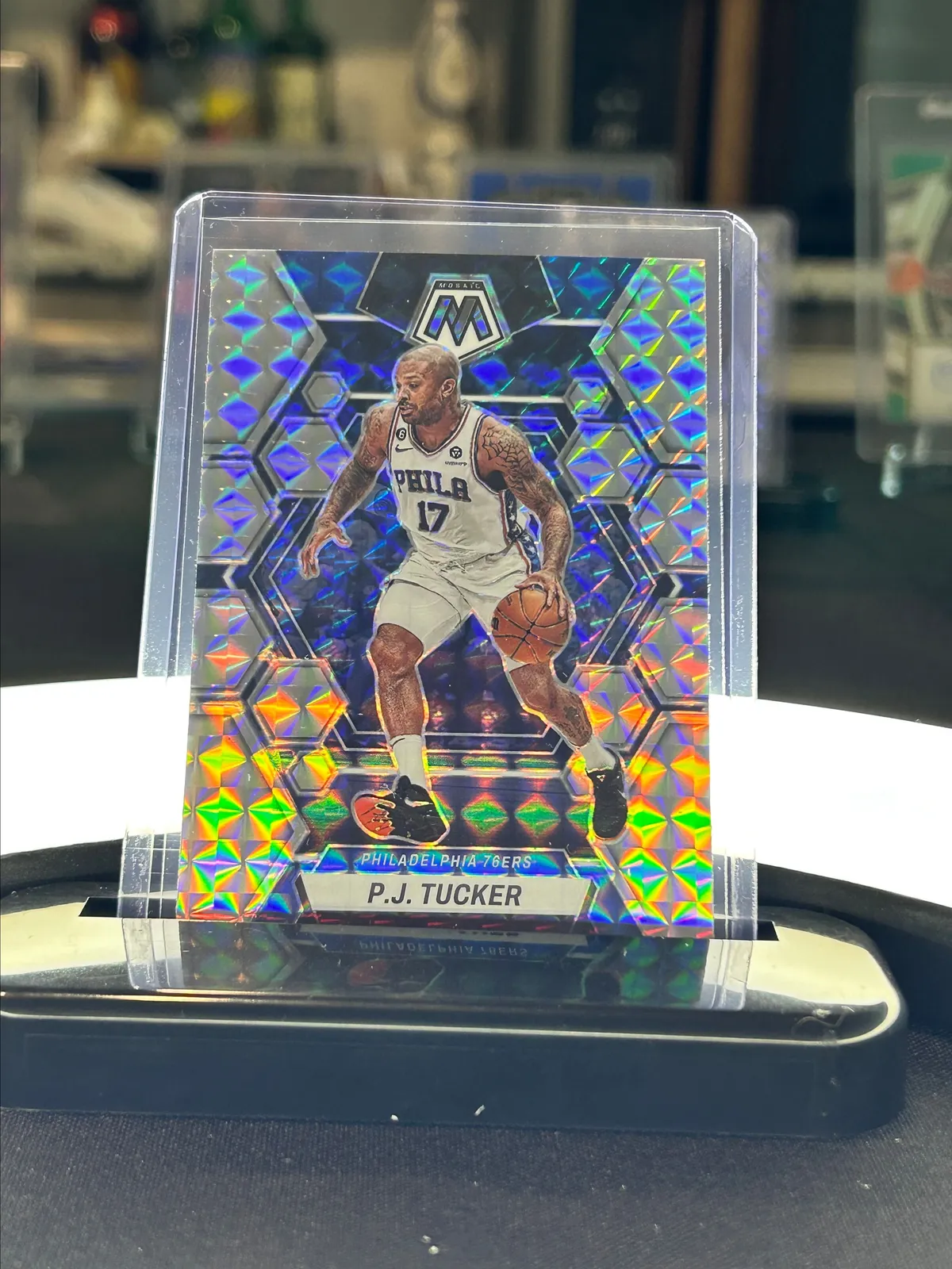 PJ Tucker white prizm mosaic 2022-2023 · Whatnot: Buy, Sell & Go Live