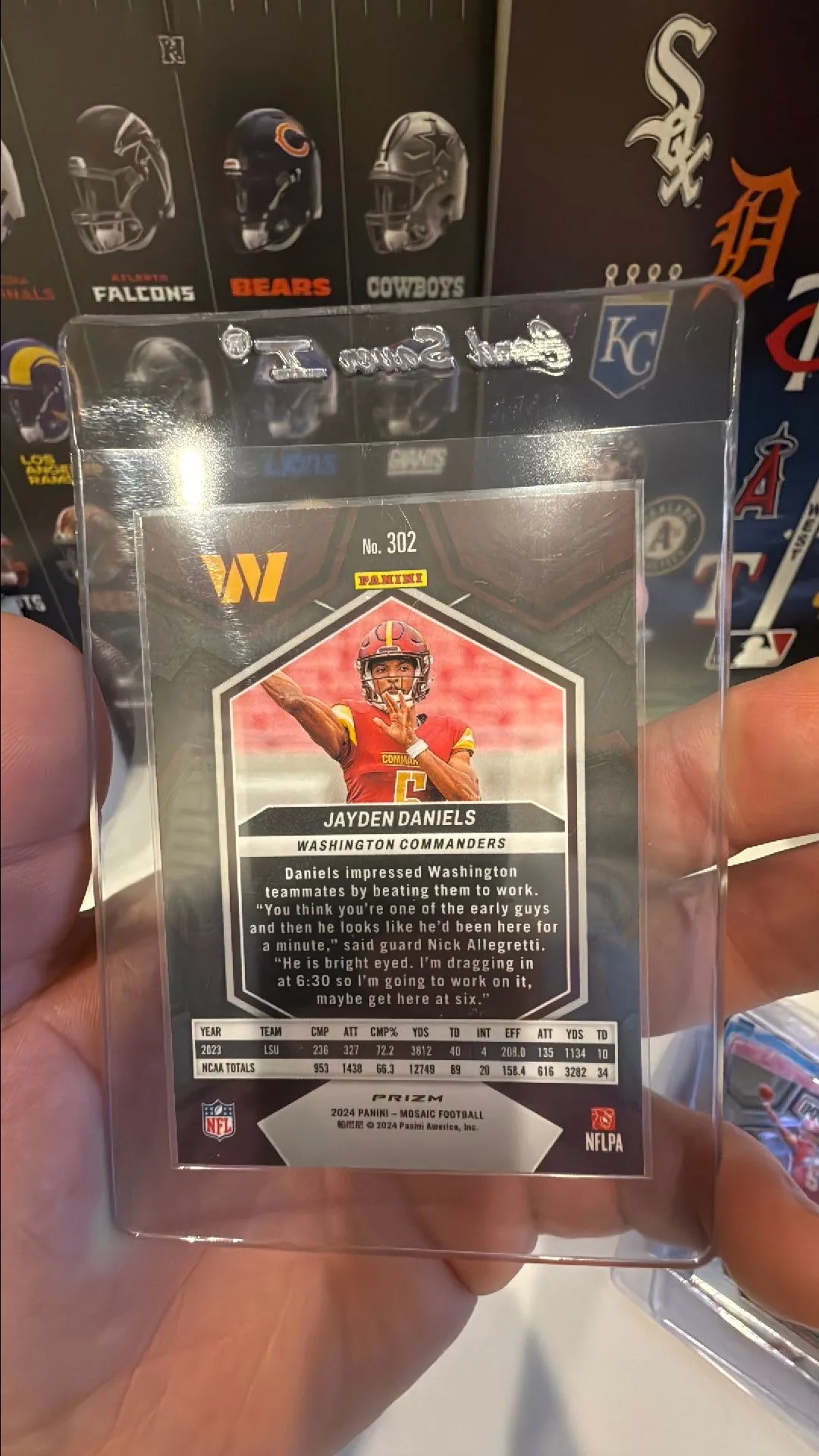 Jayden Daniels Yellow Reactive · Whatnot: Buy, Sell & Go Live