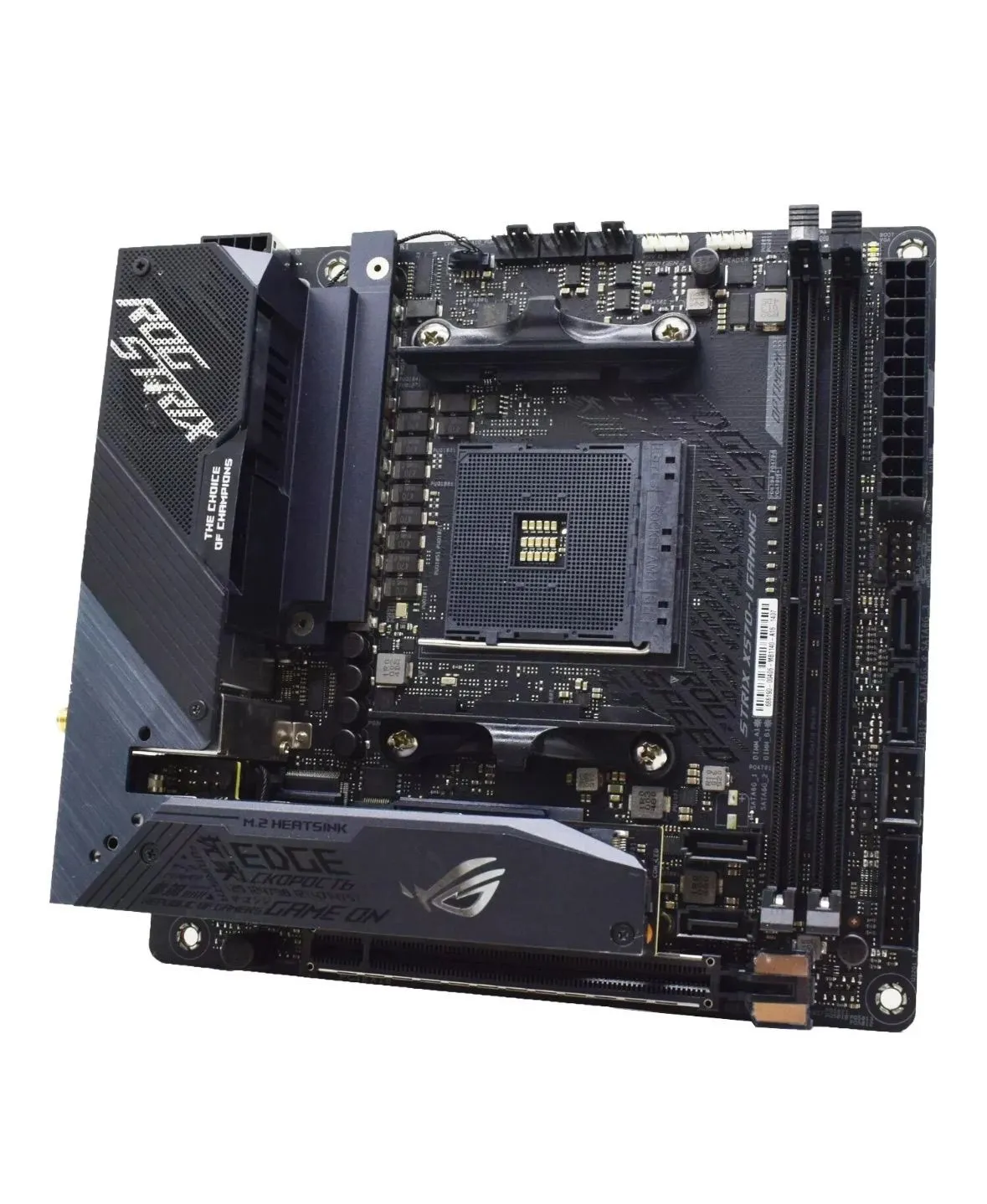 ASUS ROG Strix X570-I Gaming X570 AMD Mini-ITX Gaming Motherboard ...