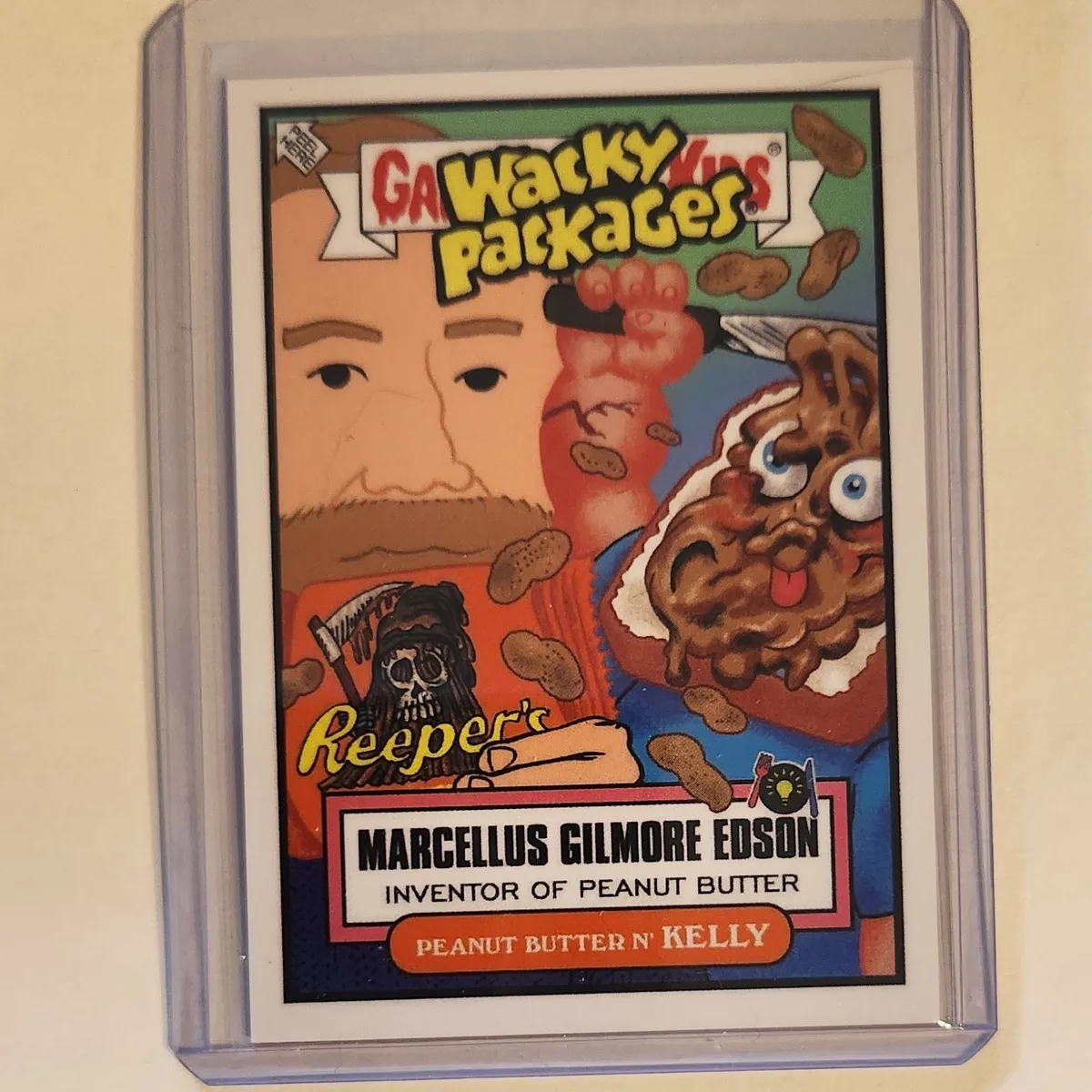 Wacky Packages Insert GPK Peanut Butter N' Kelly 3W Look 'n & 1 fresh ...
