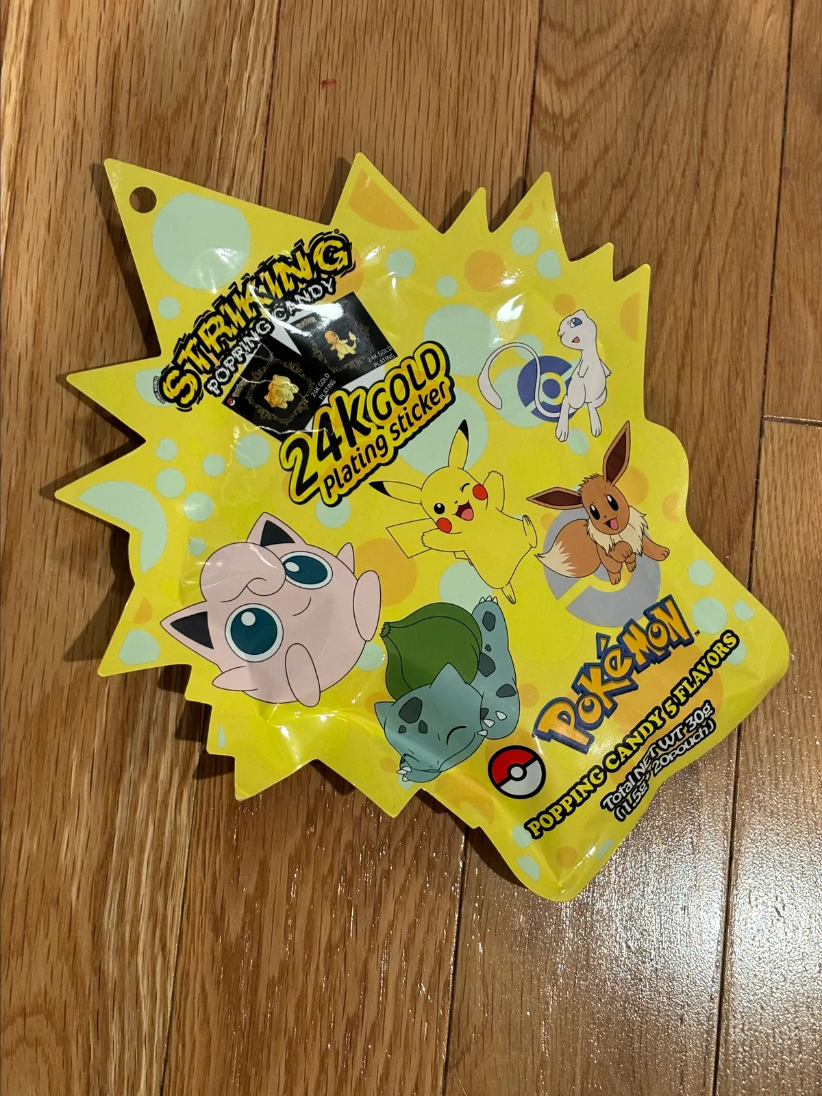 Pokémon Striking Popping Candy with random 24k Gold Sticker SEALED ...