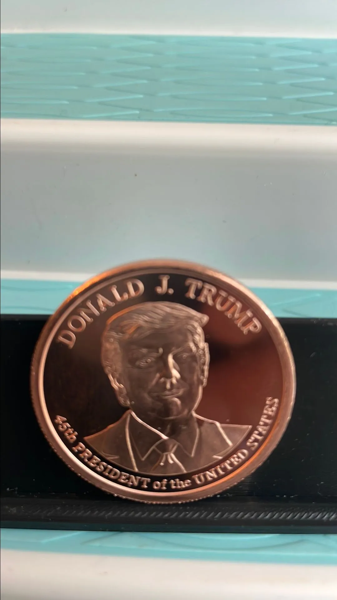 1 oz President Donald J. Trump Copper Round .999 Fine - 45th President ...