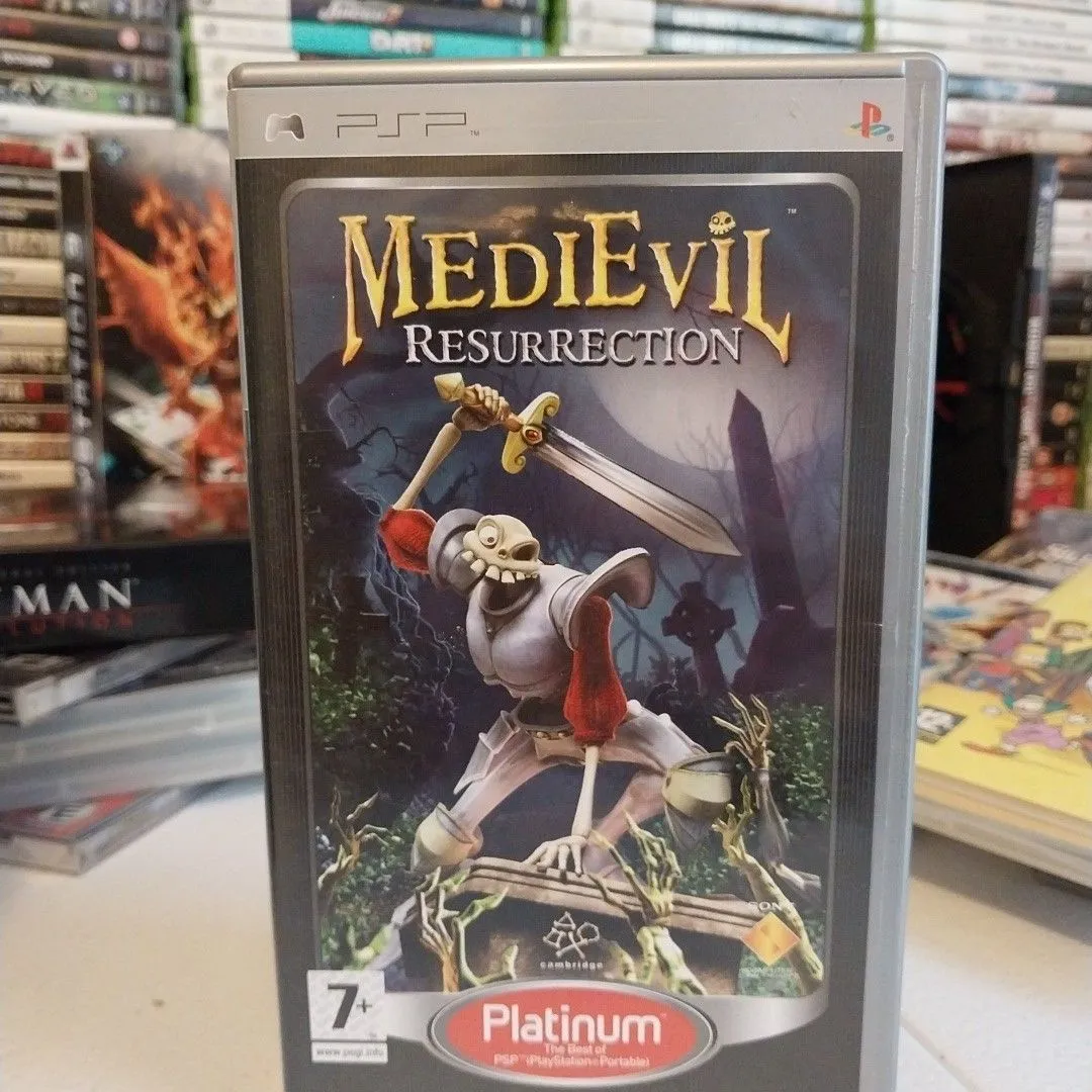 PSP MEDIEVIL RESURRECTION, CIB AND MINTY, REGION FREE ENGLISH PAL ...