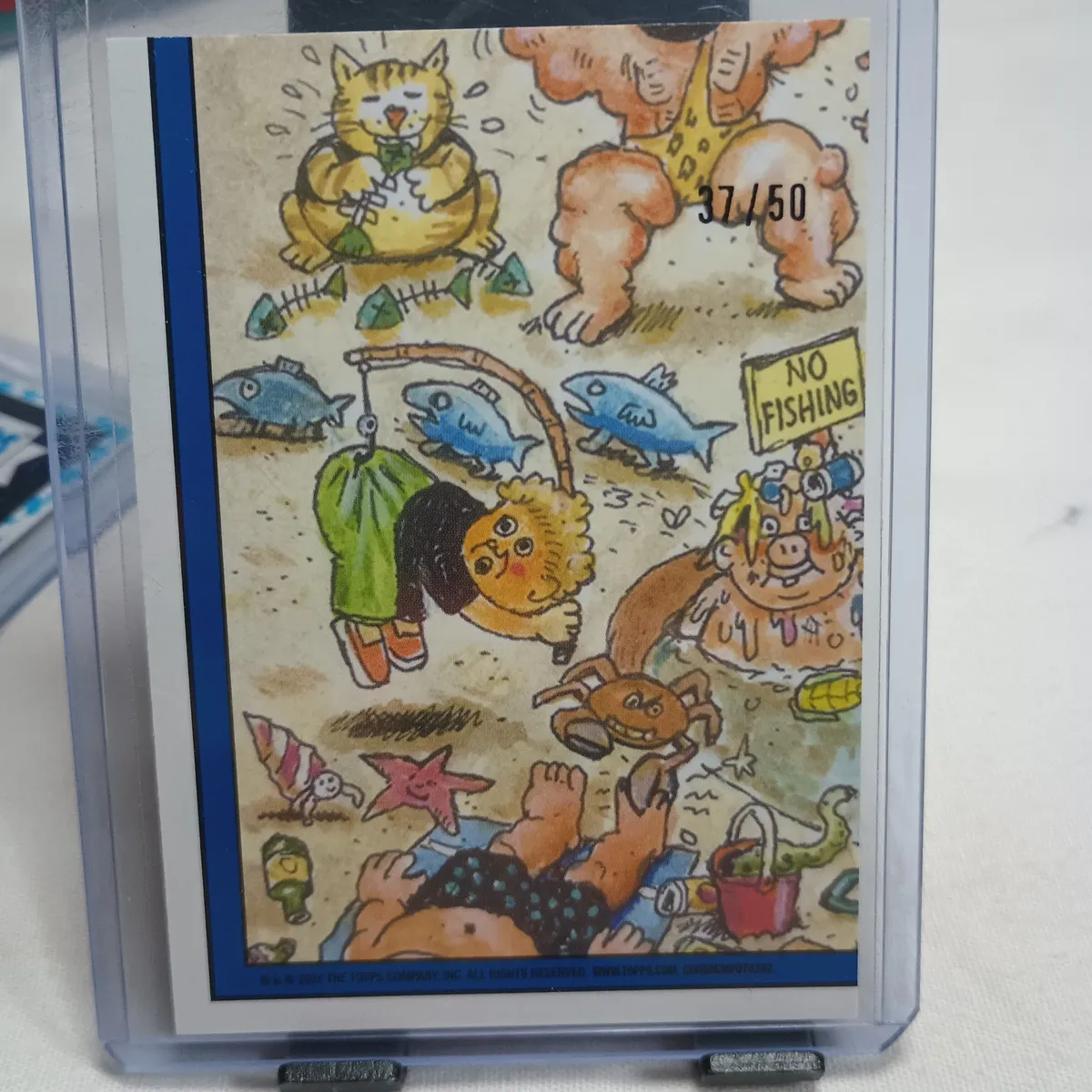 GPK FRIS BEA #25a Kids at Play Series 1 Booger Gold Card #37/50 ...