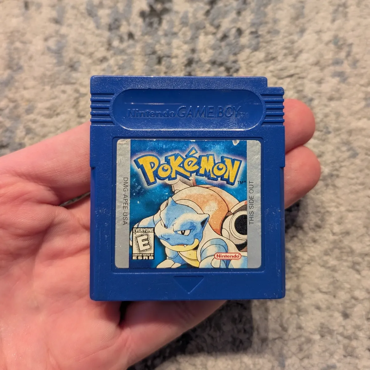Genuine Pokemon Blue Nintendo Game Boy Cartridge SAVES!! · Whatnot ...