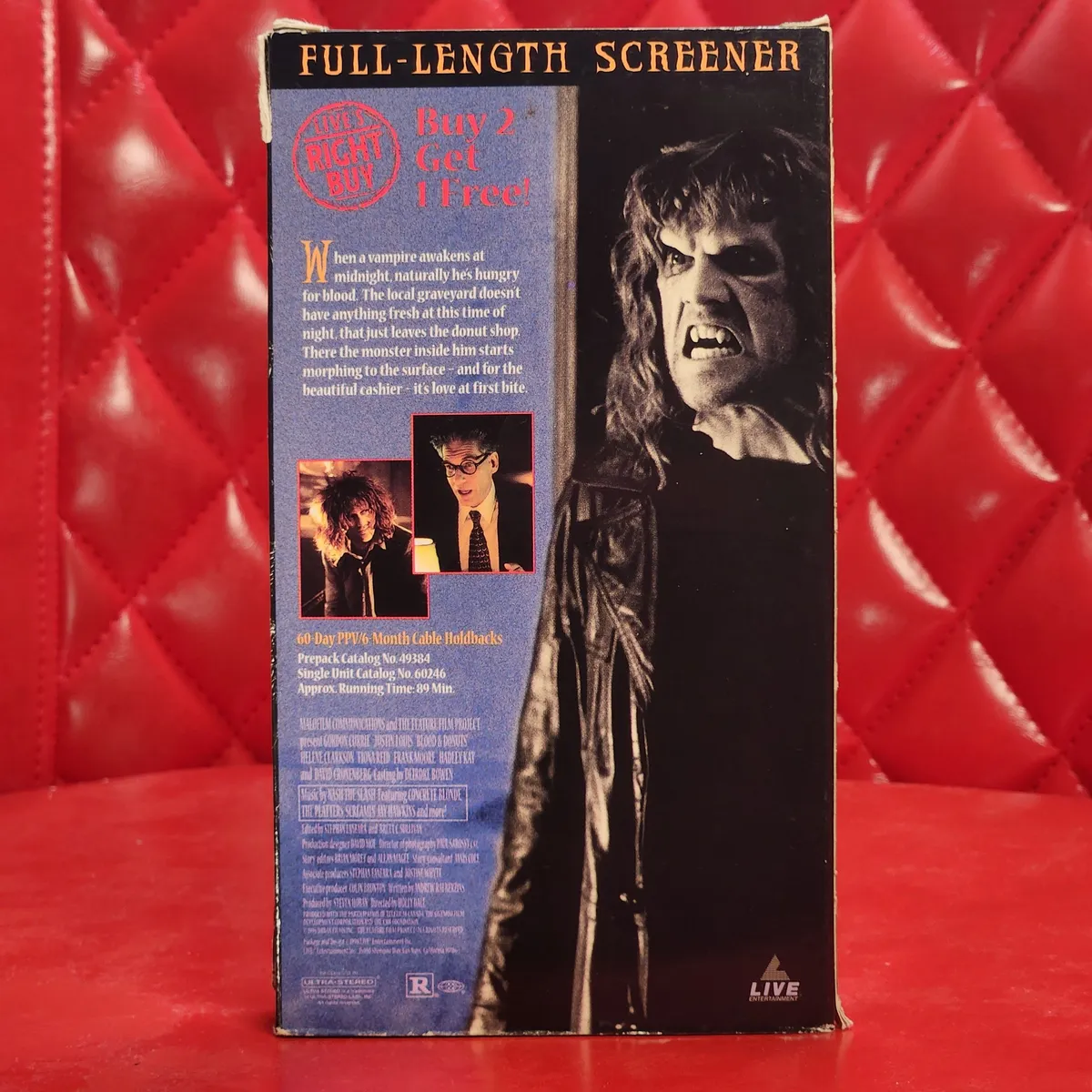 Blood & Donuts, VHS (1995), SCREENER · Whatnot: Buy, Sell & Go Live