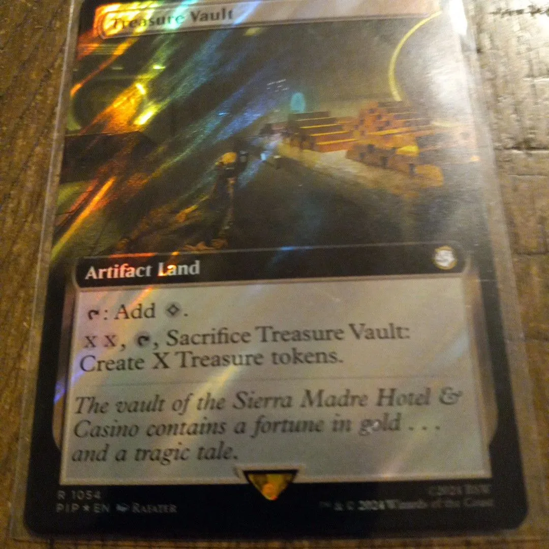 mtg Fallout Extended art surge foil Treasure vault · Whatnot: Buy, Sell ...