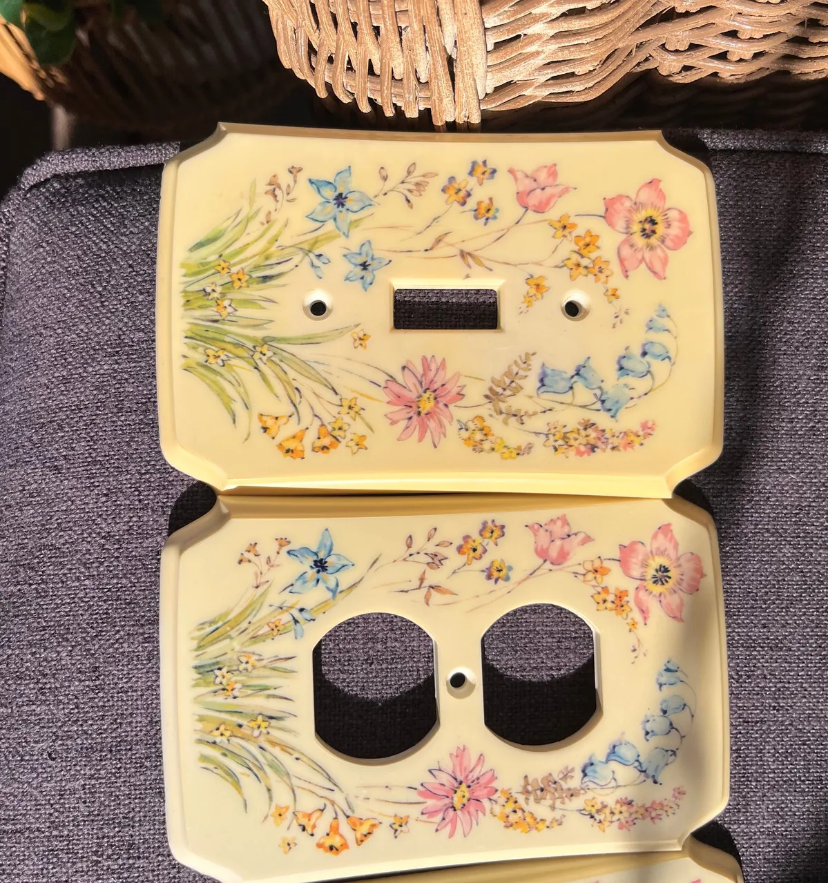 Vintage Floral Switch-plates · Whatnot: Buy, Sell & Go Live