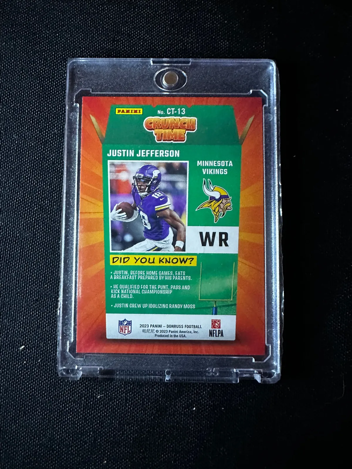 Justin Jefferson Crunch Time · Whatnot: Buy, Sell & Go Live