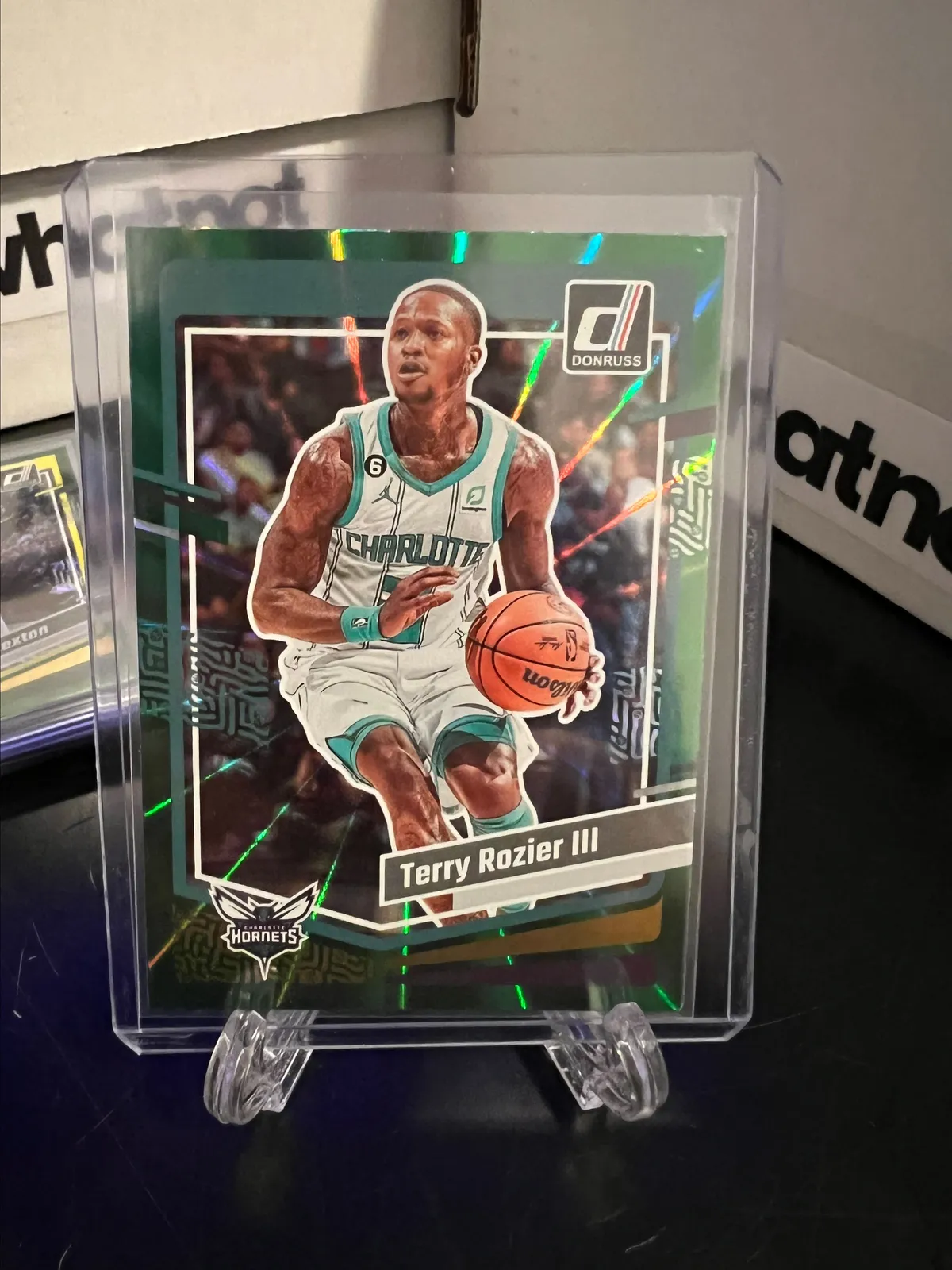 2023-24 Panini Donruss Terry Rozier III Green Holo Laser Parallel NBA ...