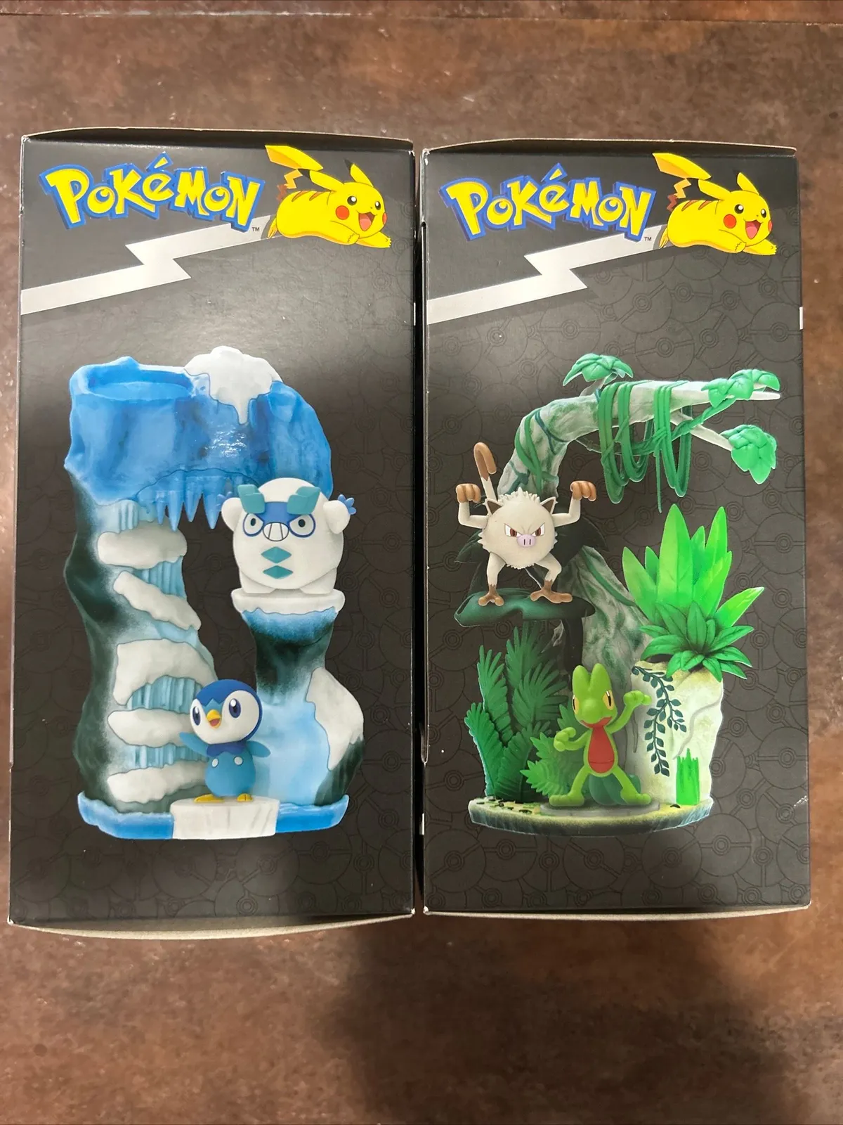 Pokemon Select Snowy Glacier & Wild Jungle Environment Lot 2 Figure ...