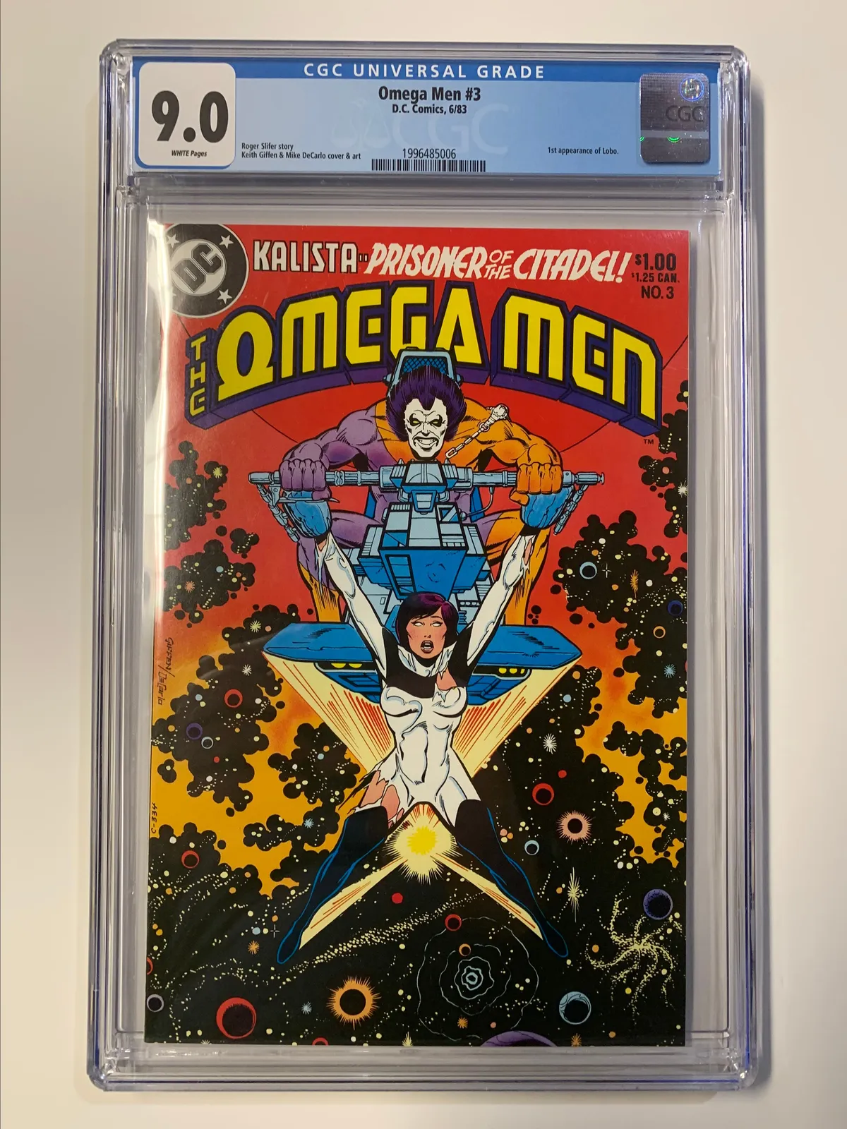 Omega Men #3 CGC 9.0 1983 First Appearance of Lobo · Whatnot: Buy, Sell ...