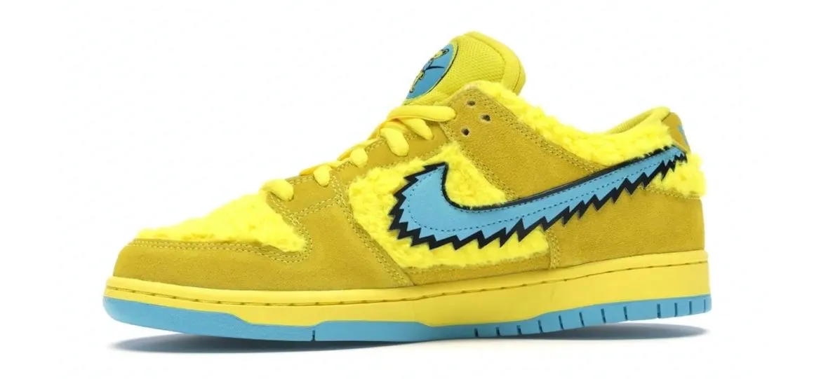 Nike SB Dunk Low Grateful Dead Bears Opti Yellow · Whatnot: Buy, Sell ...