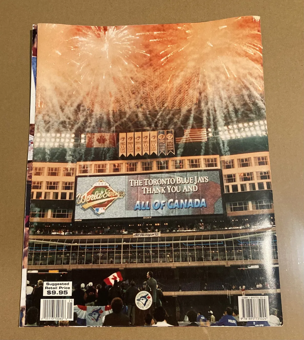 Toronto Blue Jays 1992 World Champions Booklet By Scott Morrison ...