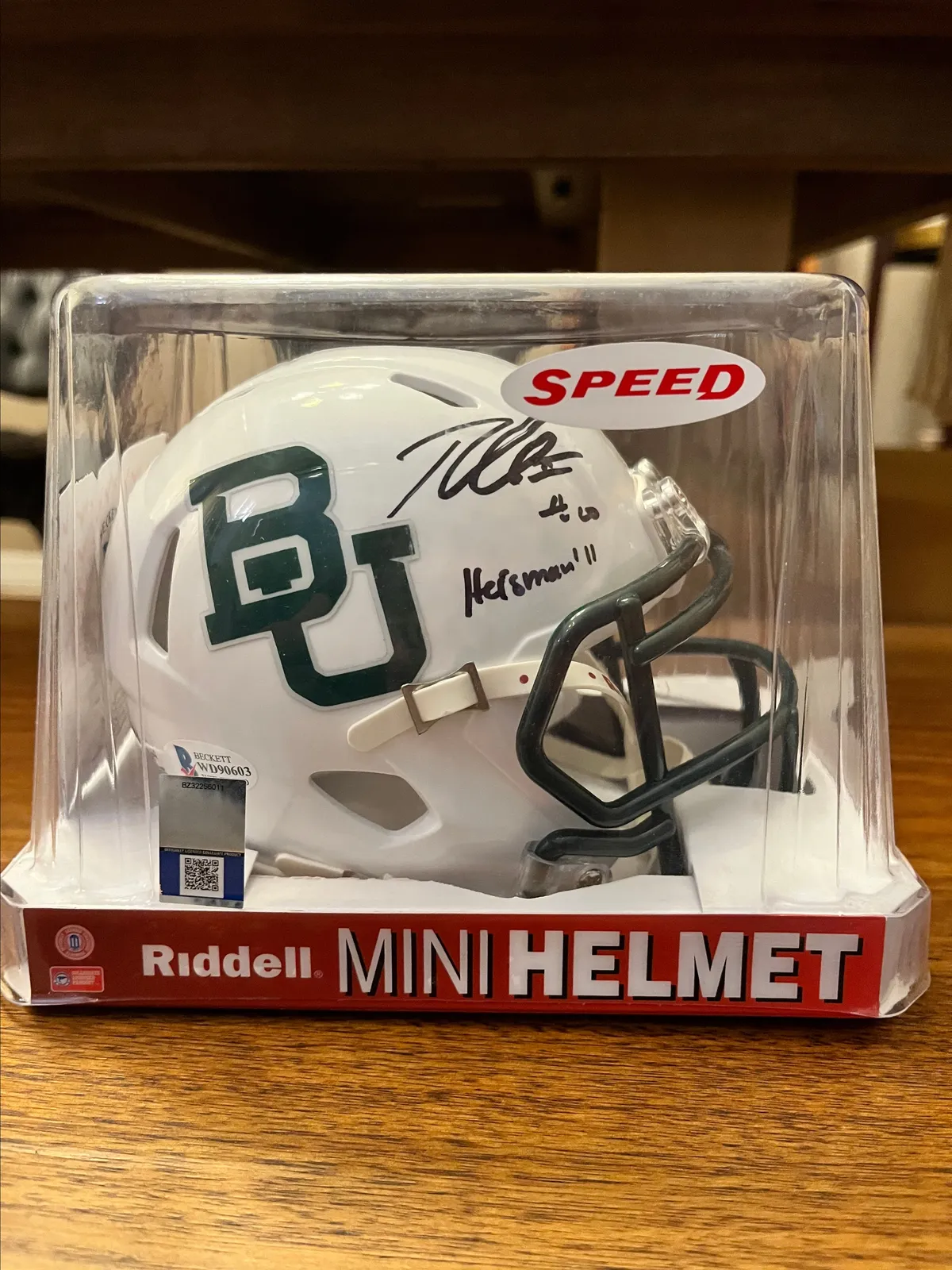 Robert Griffin Iii Autographed Signed Baylor Bears Speed Mini Helmet ...
