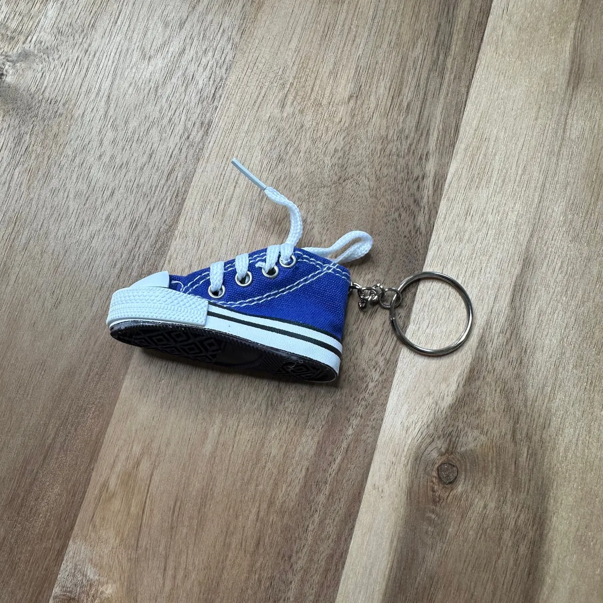 NEW Blue Canvas Shoe Sneaker Keychain Accessory · Whatnot: Buy, Sell ...