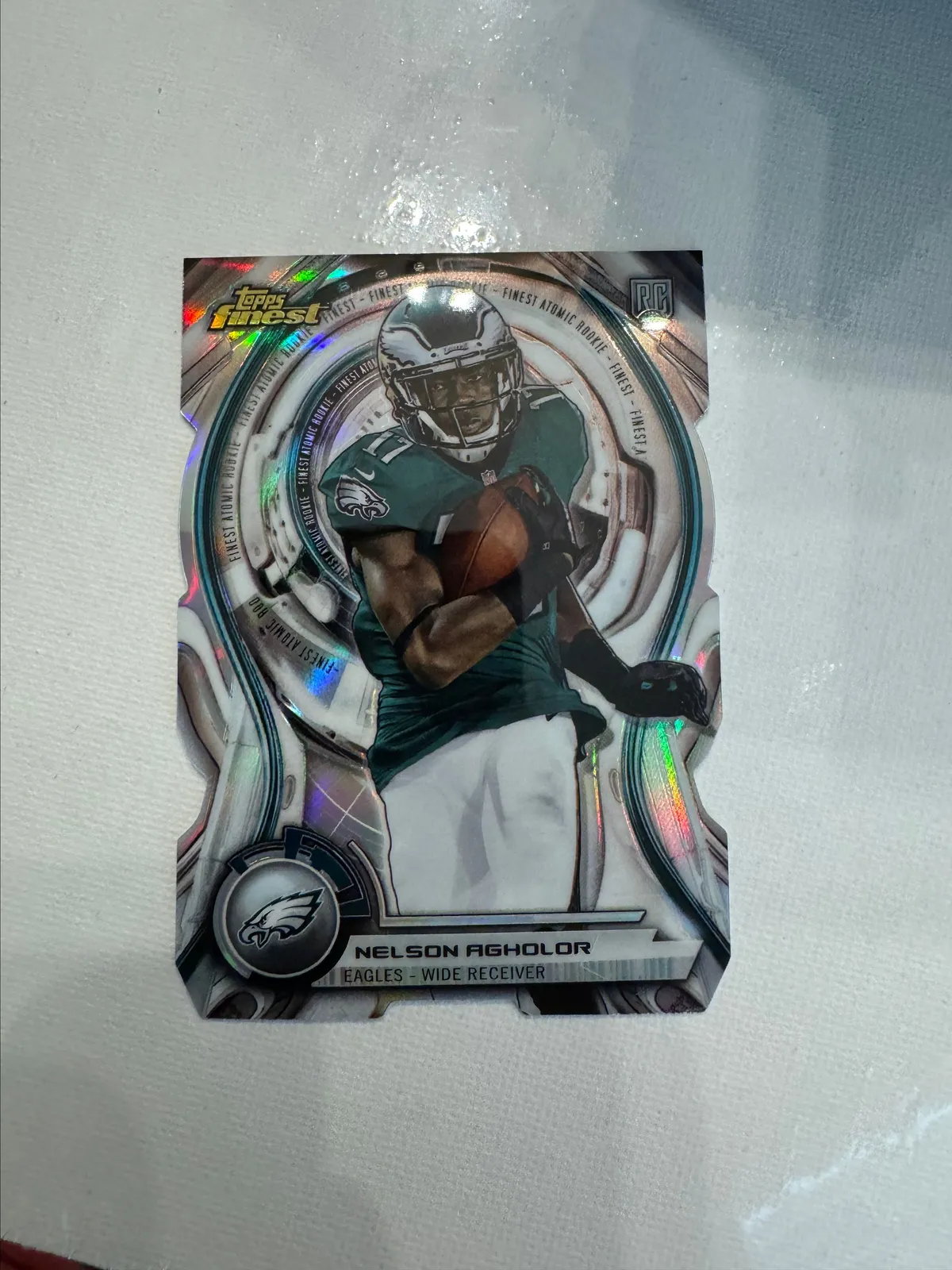 2015 Finest Atomic Refractor Rookie Die Cuts Nelson Agholor ARDC-NA ...