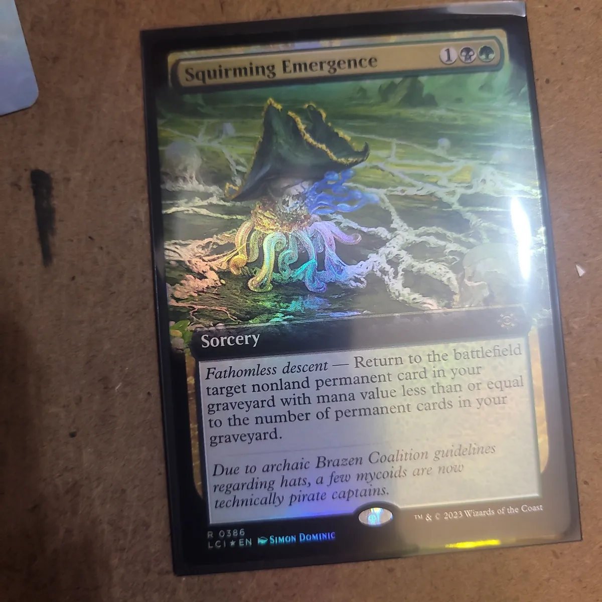 Borderless FOIL Squirming Emergence (LCT #386) · Whatnot: Buy, Sell & Go Live